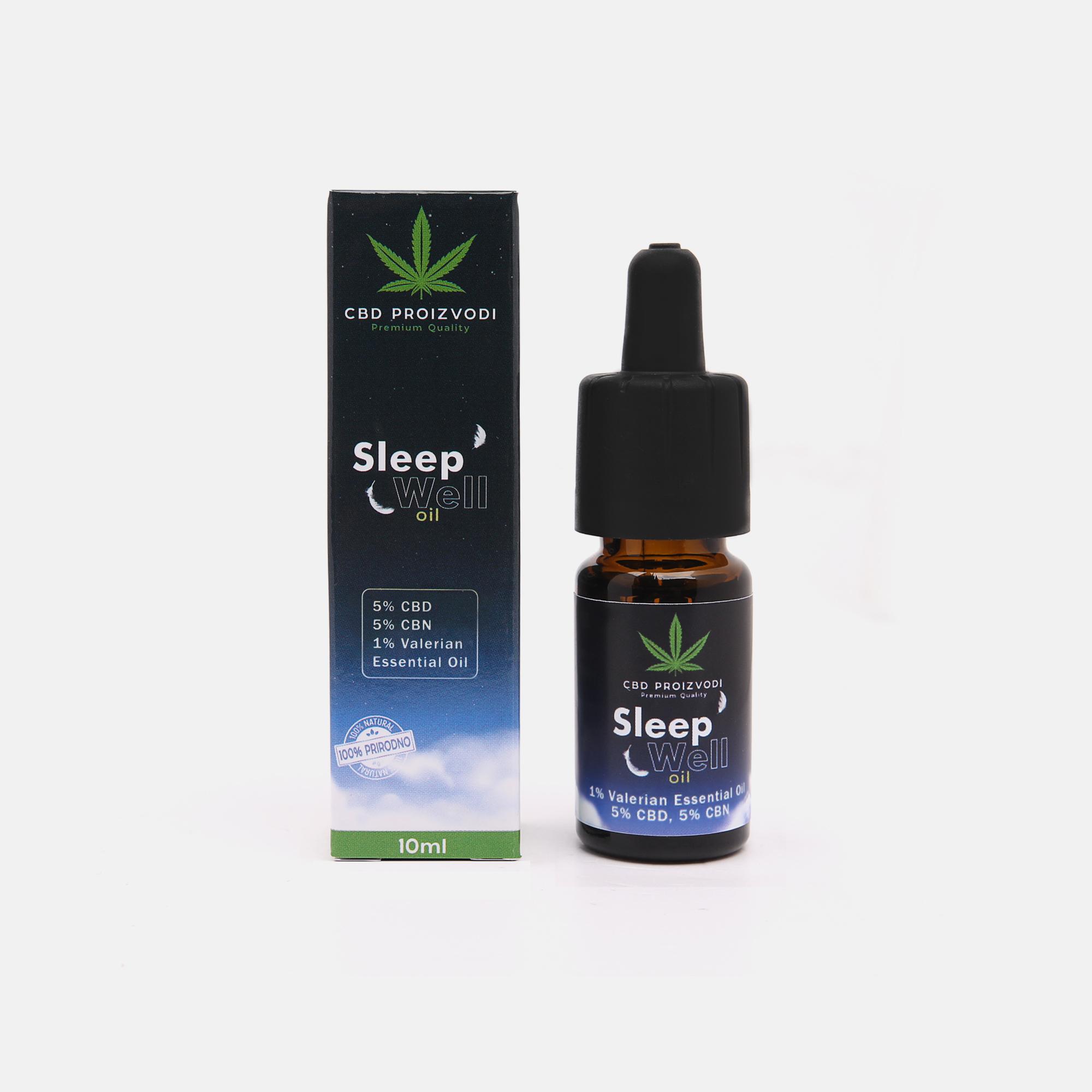 Sleep Well ulje Valerijana – CBD – Proizvodi